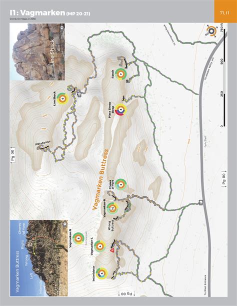 A Climber S Map For Joshua Tree CA Crag Summaries Approaches And Walk Offs