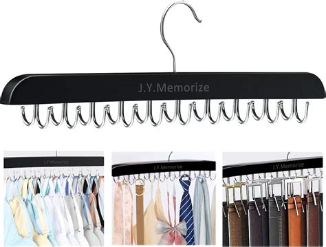 20 Hooks Hangers Space Saving Universal Belt Hanger Bra Hanger For Closet Large