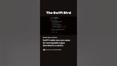 new use cases for noncopyable types in swift 6 swiftbird shorts youtube
