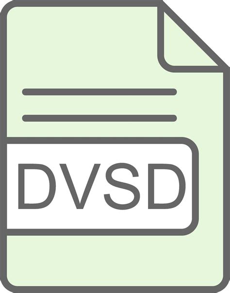 DVSD File Format Fillay Icon Design Vector Art At Vecteezy