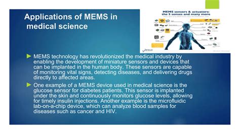 Micro Electro Mechanical Systems MEMS Pptx