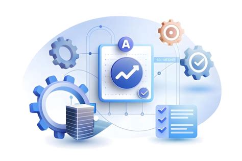 Ai Automation Quality Assurance Concept Symbolized By Icons Ideal For Isolated Vector Designs In