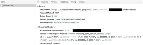 Options Installationsauthtokensgenerate Request Causes Cors Error · Issue 2467 · Firebase