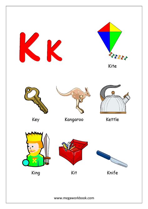 K For Words With Pictures