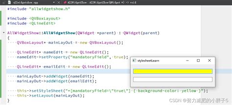 Qt Style Sheets Examples整理qt 自定义控件 Stylesheet Csdn博客
