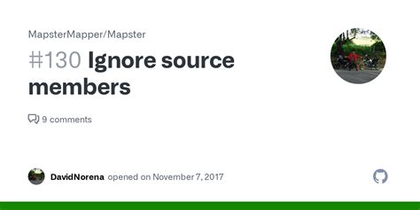 Ignore Source Members Issue MapsterMapper Mapster GitHub