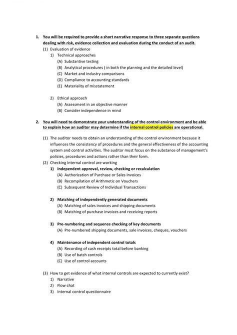 Complete Notes For Acct3014 For The Mid Term Exam Acct3600 Accounting And Auditing In