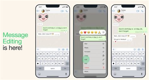 Whatsapp Empowers Users With Message Editing Feature Gizmochina