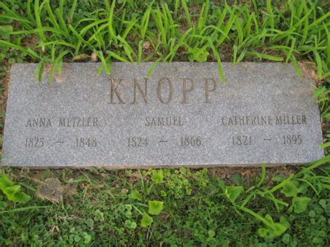 Anna Metzler Knopp 1825 1848 Find A Grave Gedenkplek