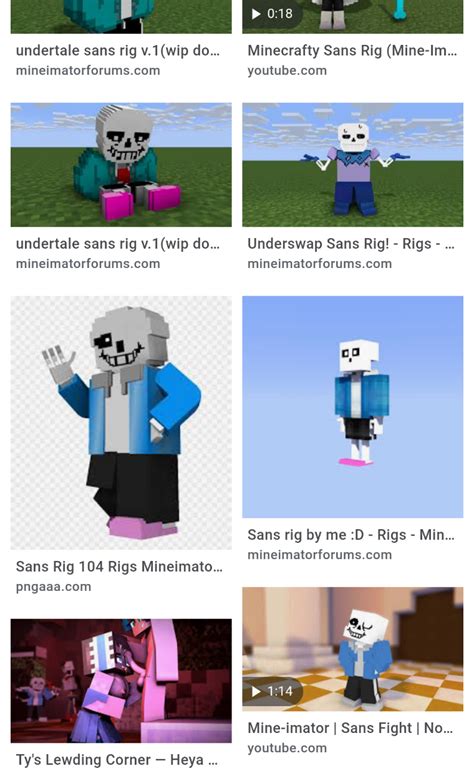 Mine Imator Rigs Greeprimo