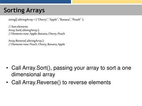 Ppt Introduction To C Properties Arrays Loops Lists Powerpoint Presentation Id