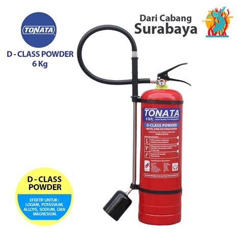 Jual Apar D Class Powder 6 Kg Tonata Apar 6kg Logam Shopee Indonesia