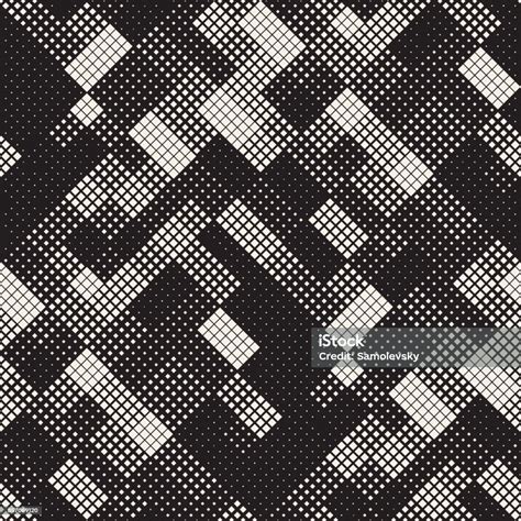 현대적인 세련 된 하프톤 텍스처입니다 임의의 크기 사각형으로 끝 없는 추상적인 배경 원활한 벡터 패턴 모자이크 광장 0명에 대한 스톡 벡터 아트 및 기타 이미지 Istock