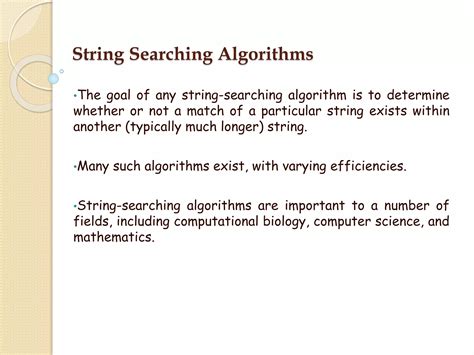 Boyer More Algorithm Ppt