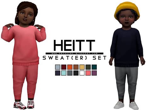 Скачать мод Свитер и штаны Heitt Sweater Set для Симс 4 бесплатно