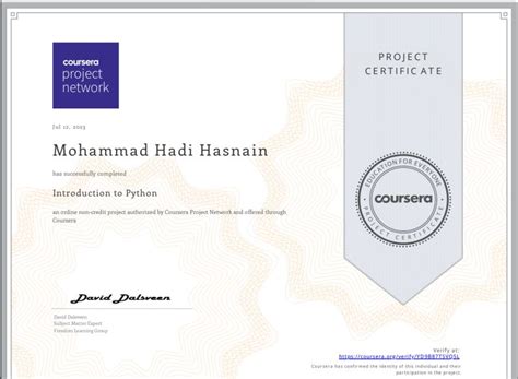 Mohammad Hadi Hasnain Warraich On Linkedin Pythonprogramming Careergrowth