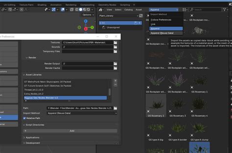 Using Asset Manager Blender 4 2 3 Lts Help Materials And Textures Blender Artists Community