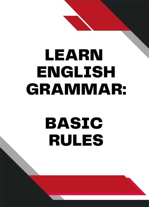 Learn English Grammar Basic Rules Learn English Daily Tips