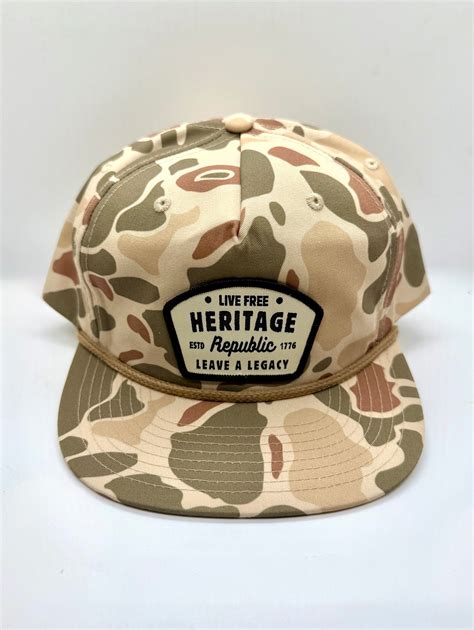 Heritage Republic Duck Camo Rope Hat Heritage Republic Supply Co