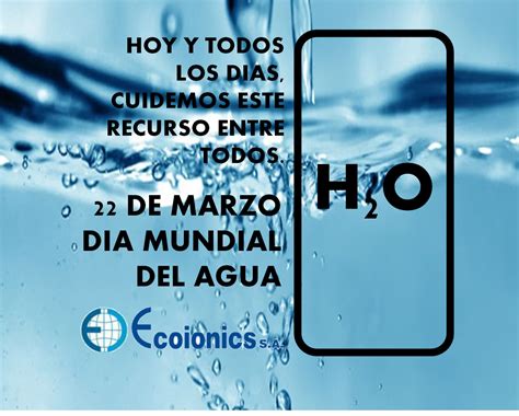 D A Mundial Del Agua De Marzo