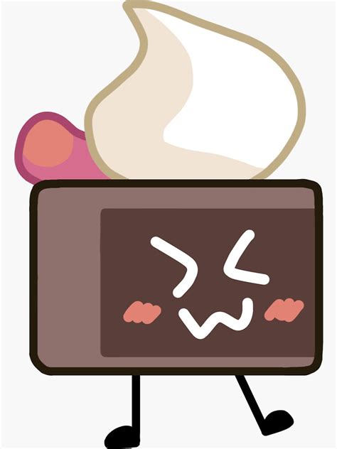 Bfb Cake Sticker Sticker For Sale By Qorny Redbubble