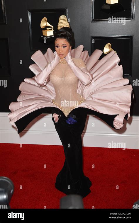 Los Angeles Ca Usa Cardi B At 61st Annual Grammy Awards At Staples