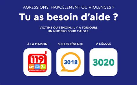 Agressions Cyberharcèlement Violences Si Tu As Besoin Daide Des