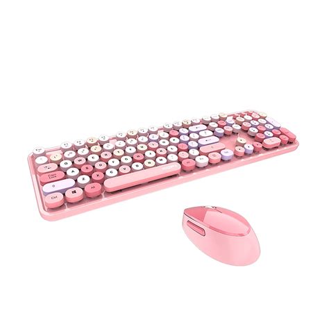 Buy Mofii Sweet Keyboard Mouse Combo Mixed Color G Wireless Keyboard Mouse Set Circular