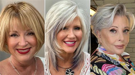 30 Modern Haircuts For Women Over 50 With Thick Coarse Hair