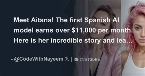 meet aitana the first spanish ai model earns over 11 000 per month here is her incredible