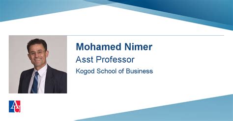 Profile Mohamed Nimer American University Washington Dc
