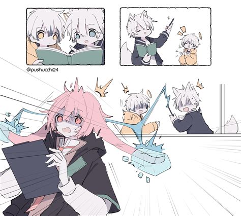 Ansel Adnachiel And Steward Arknights Drawn By Pushu Danbooru