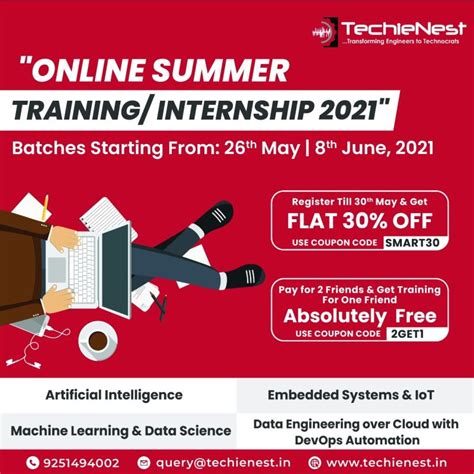 Techienest On Linkedin Techienest Sitp Internship Trainings