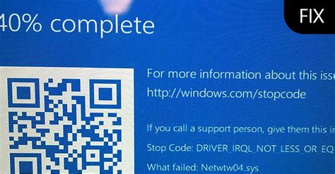 fix netwtw04 sys bsod error in windows 10 errortools