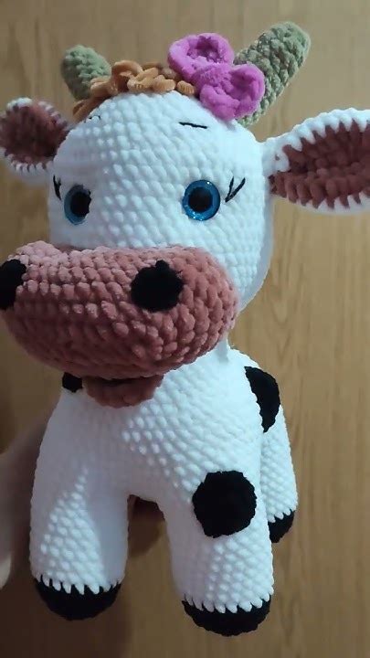 Ръчно изработена плетена играчка кравичка плетени играчки играчка подарък плетена Youtube
