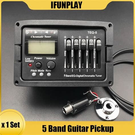5 Band Acoustic Gui Preamp Eq Equalizer Classical Acoustic Gui