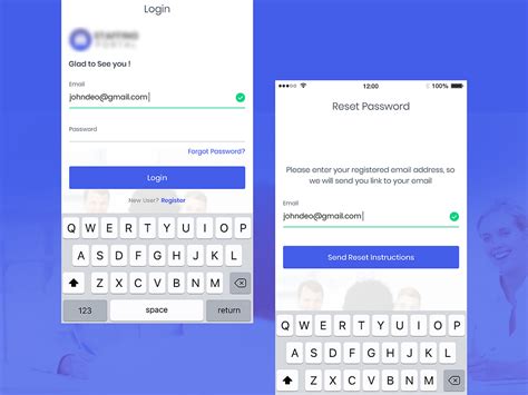 Reset Password Screen Designs Themes Templates And Downloadable Graphic Elements On Dribbble
