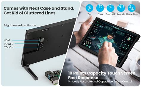 APROTII Inch Raspberry Pi Screen X IPS Raspberry Pi Touchscreen Monitor Points
