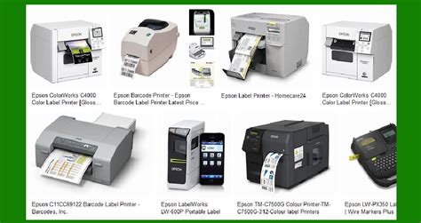 Epson Barcode Label Printers Barcode Technology And Barcode Software