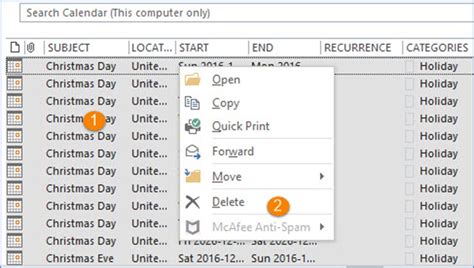 How To Delete Calendar Data In Outlook At Holly Brough Blog
