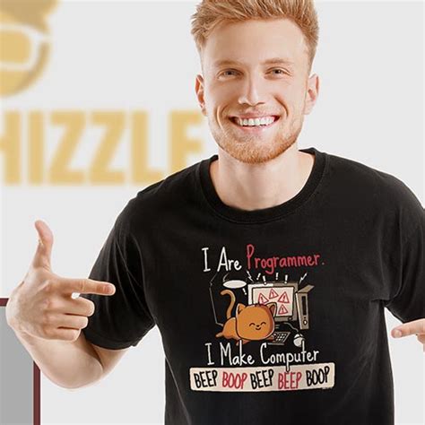 I Are Programmer Beep Boop Cute Cat T Shirt