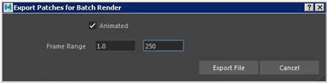 Maya Xgen Export Patches To Batch Render 3s Cloud Documentation