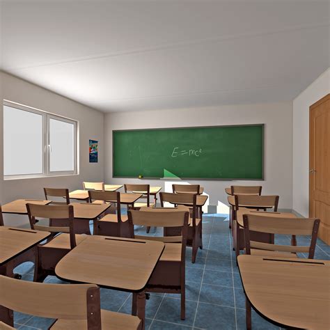 Classroom 3d Models Download Free3d