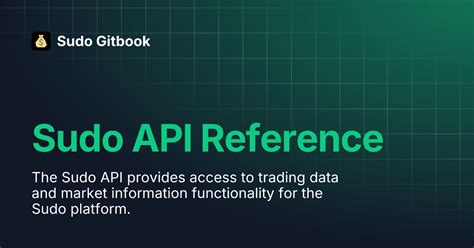 Sudo Api Reference Sudo Gitbook