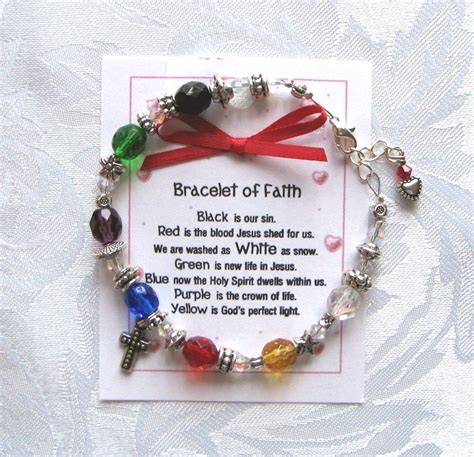 Bracelet Of Faith Salvation Bracelet Christian Jewelry
