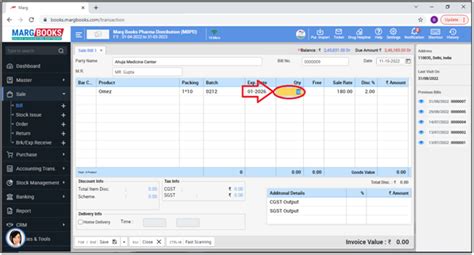 What Is The Process Of The Sale Bill Wholesale Bill In Marg Books