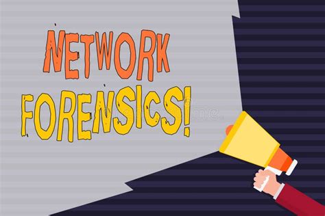 Handwriting Text Network Forensics Concept Meaning Monitoring And Analysis Of Computer Network