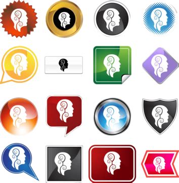 Abstract Thinking Icon For Brainstorming And Problem Solving Vector Surreal Process
