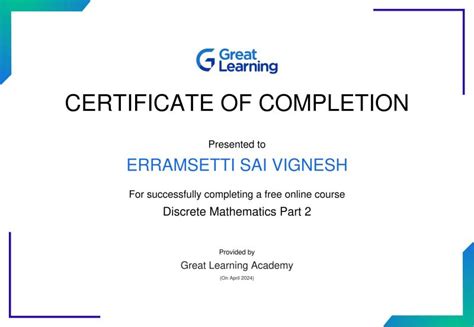 erramsetti sai vignesh on linkedin greatlearningacademy greatlearning glacertificate