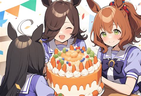 Triple Birthday Uma Musume Rwaifudiffusion